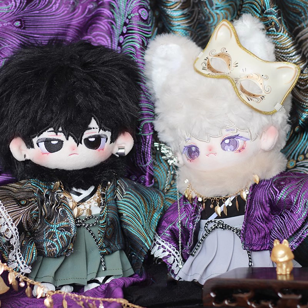 niannyyhouse 10cm 20cm Plush Doll Clothes Collar Haori Lining Hakama K